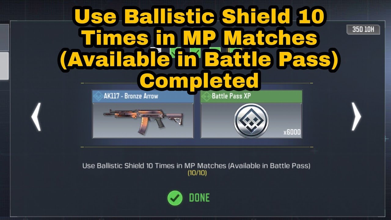Use Ballistic Shield 10 Times in MP Matches | Thrill of the Skill COD ...