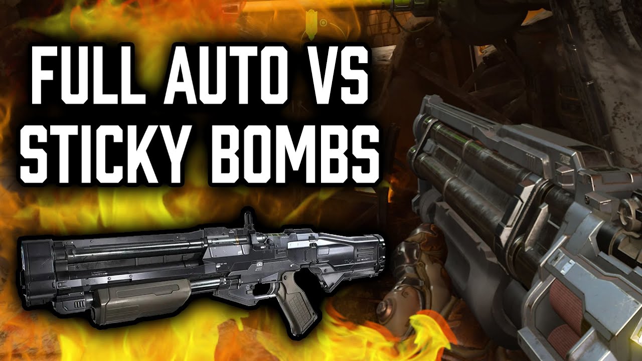 Doom Eternal COMBAT SHOTGUN: Full Auto vs Sticky Bomb Mods - YouTube