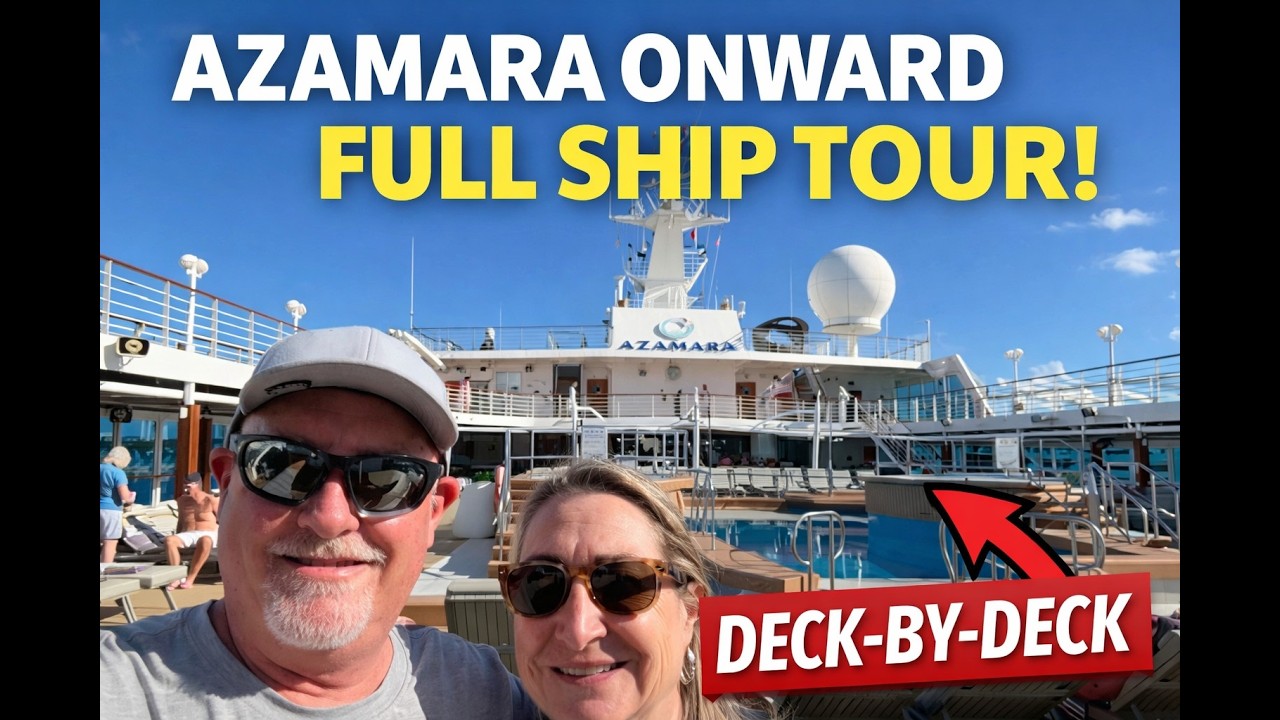 Azamara Onward FULL Ship Tour | Every Public Space from Deck 11 to Deck ...