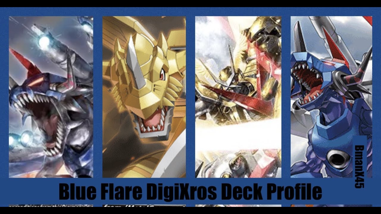 Digimon TCG: Blue Flare Deck Profile EX4 Format - YouTube