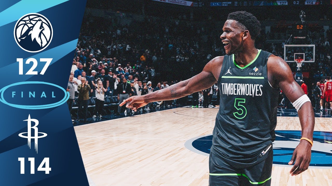 Minnesota Timberwolves Defeat Houston Rockets, 127-114 | 02.06.25 - YouTube