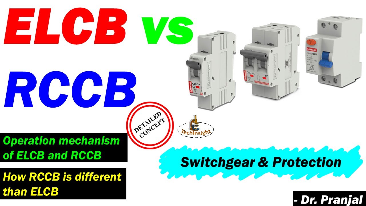 L45: ELCB and RCCB | Earth fault protection scheme | Switchgear and ...