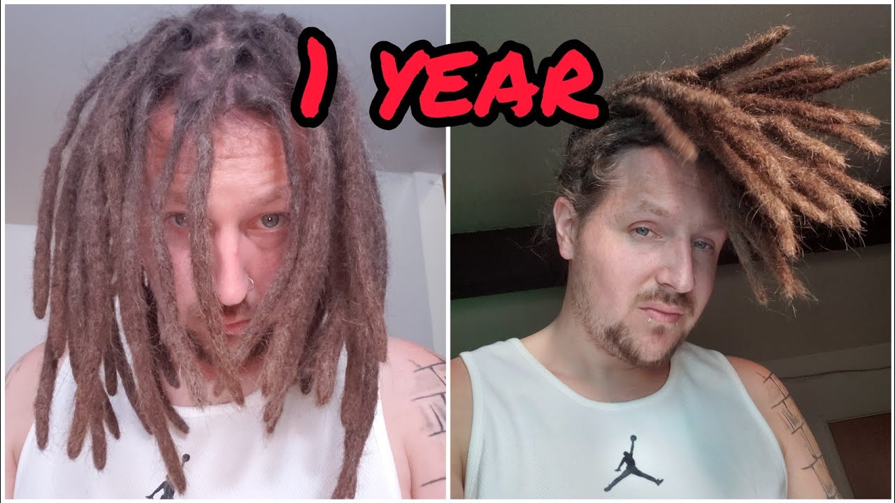 1 YEAR DREADLOCK UPDATE...STRAIGHT HAIR DREADLOCKS - YouTube