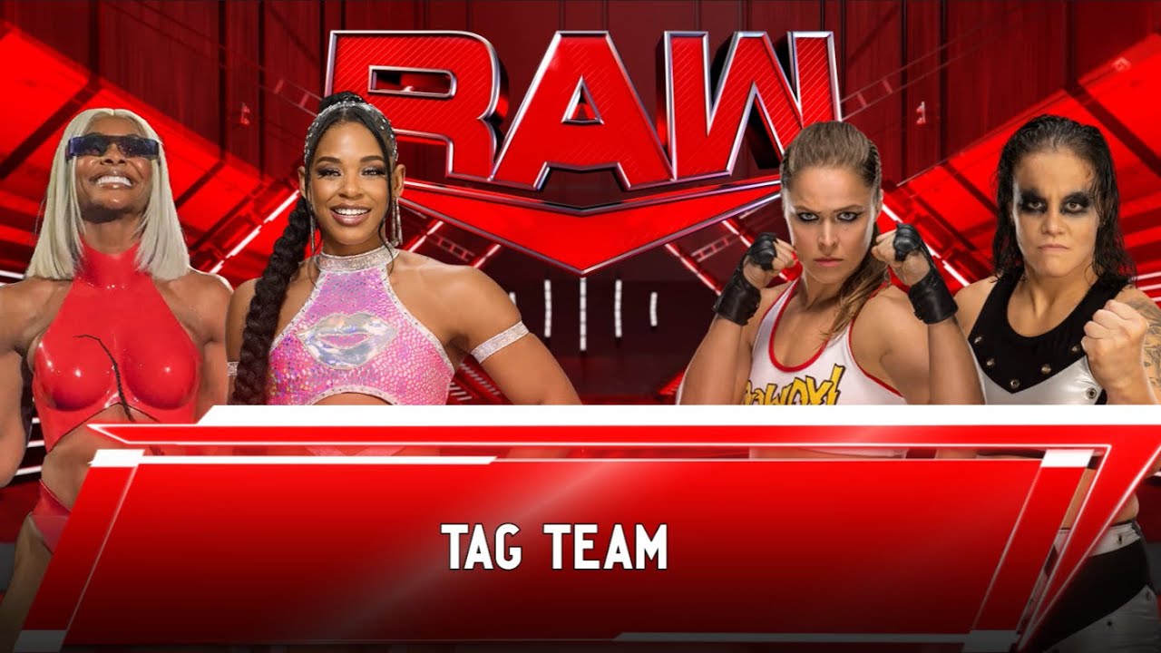 WWE RAW LIVE FULL MATCH - Team Jade Cargill VS Team Shayna Baszler ...