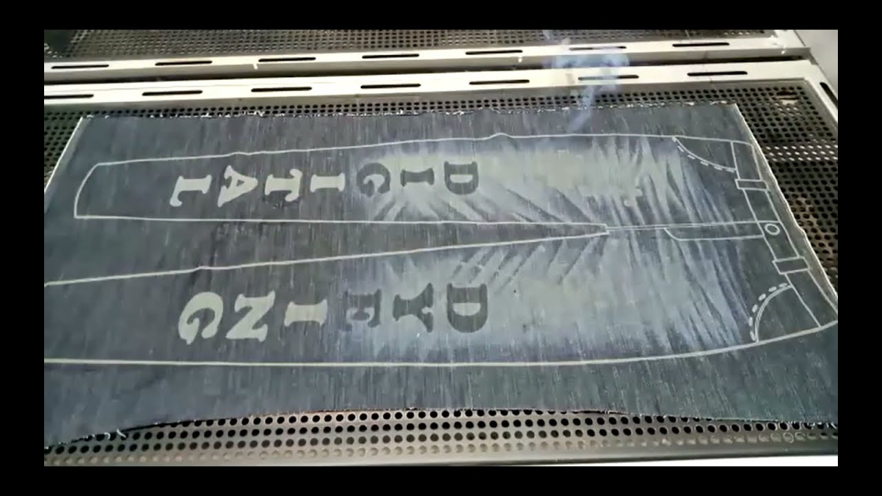 laser Print Jeanologia Compact - YouTube