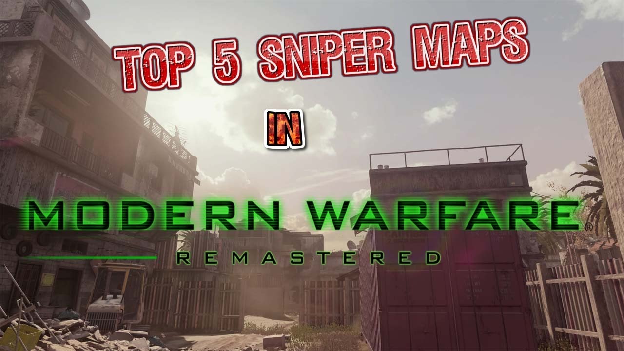 top 5 sniper maps mwr - YouTube