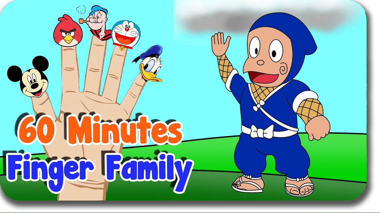 Ninja Finger Family Collection | Finger Family Nursery Rhyme Songs For ...