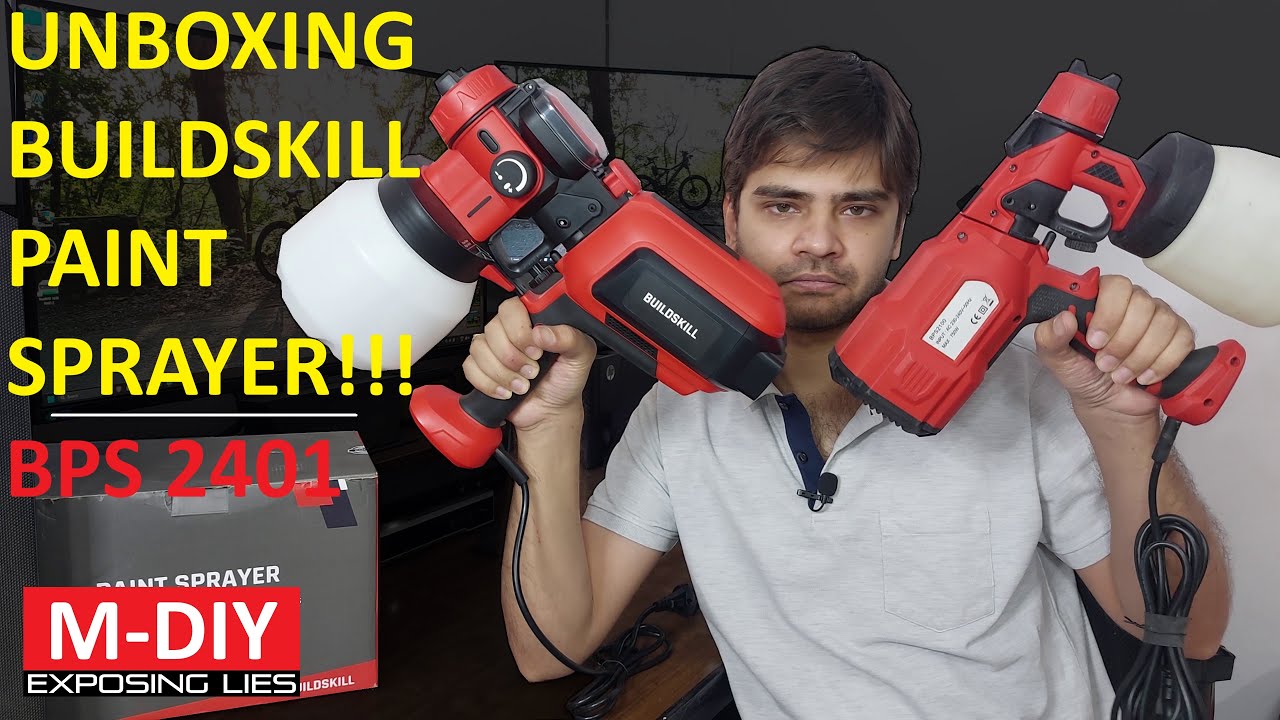 Unboxing New Buildskill BPS 2401 Paint Sprayer!!! - YouTube
