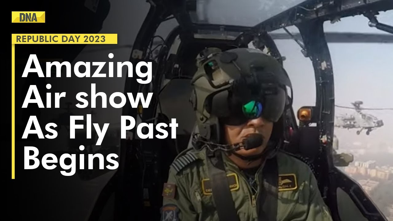 Watch: Breath-taking air show over Kartavya Path as Fly Past begins at ...