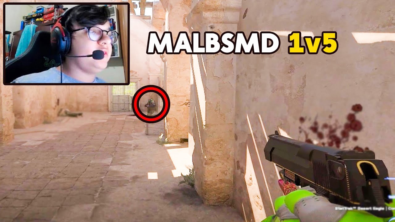 MALBSMD fabulous 1v5 Ace Clutch! CS2 Highlights - YouTube