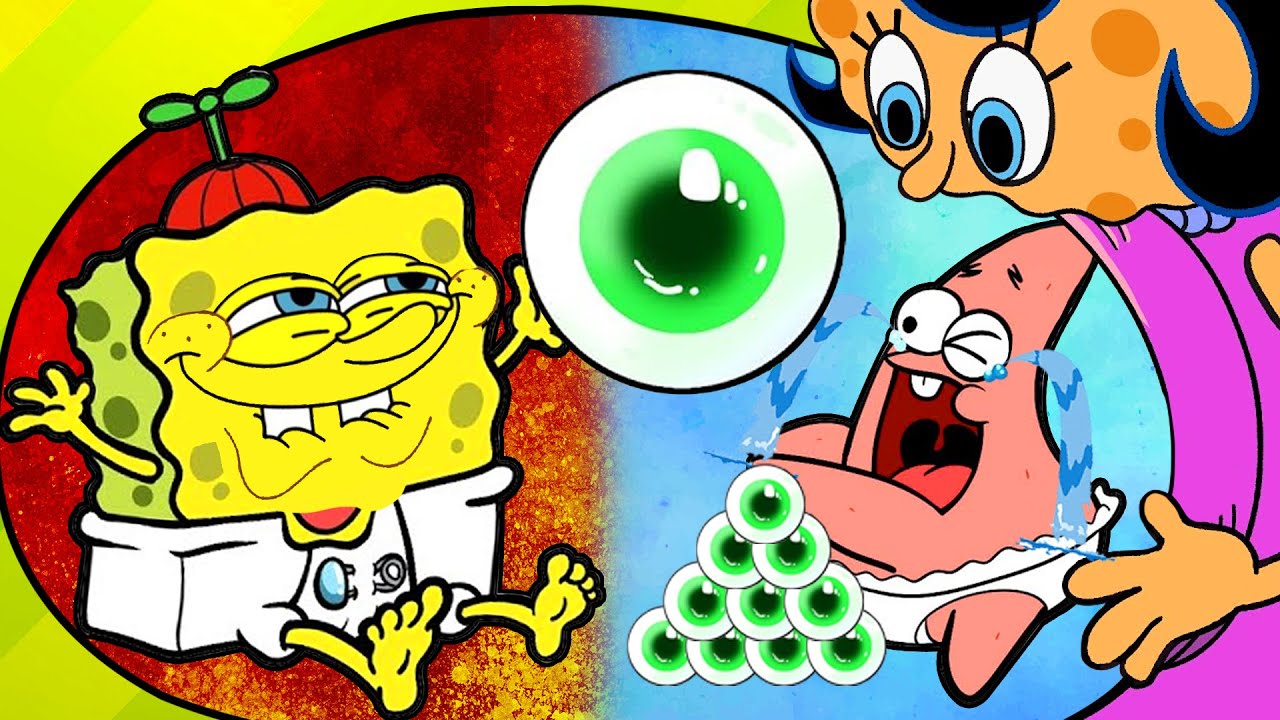 Big Food vs Small Food Pregnant Mukbang Animation | POOR BABY SPONGEBOB ...