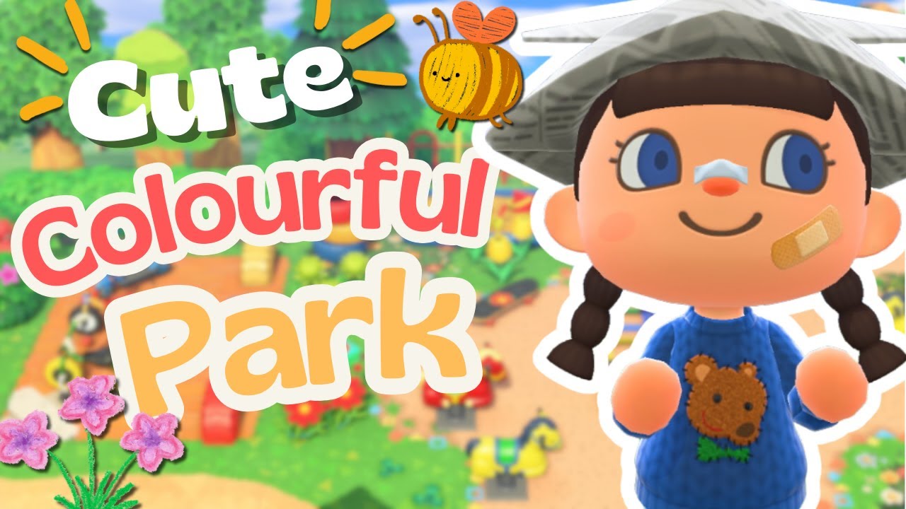 Adorable Park And Finishing The Entrance 🖍️ | Kidcore Island | ACNH ...