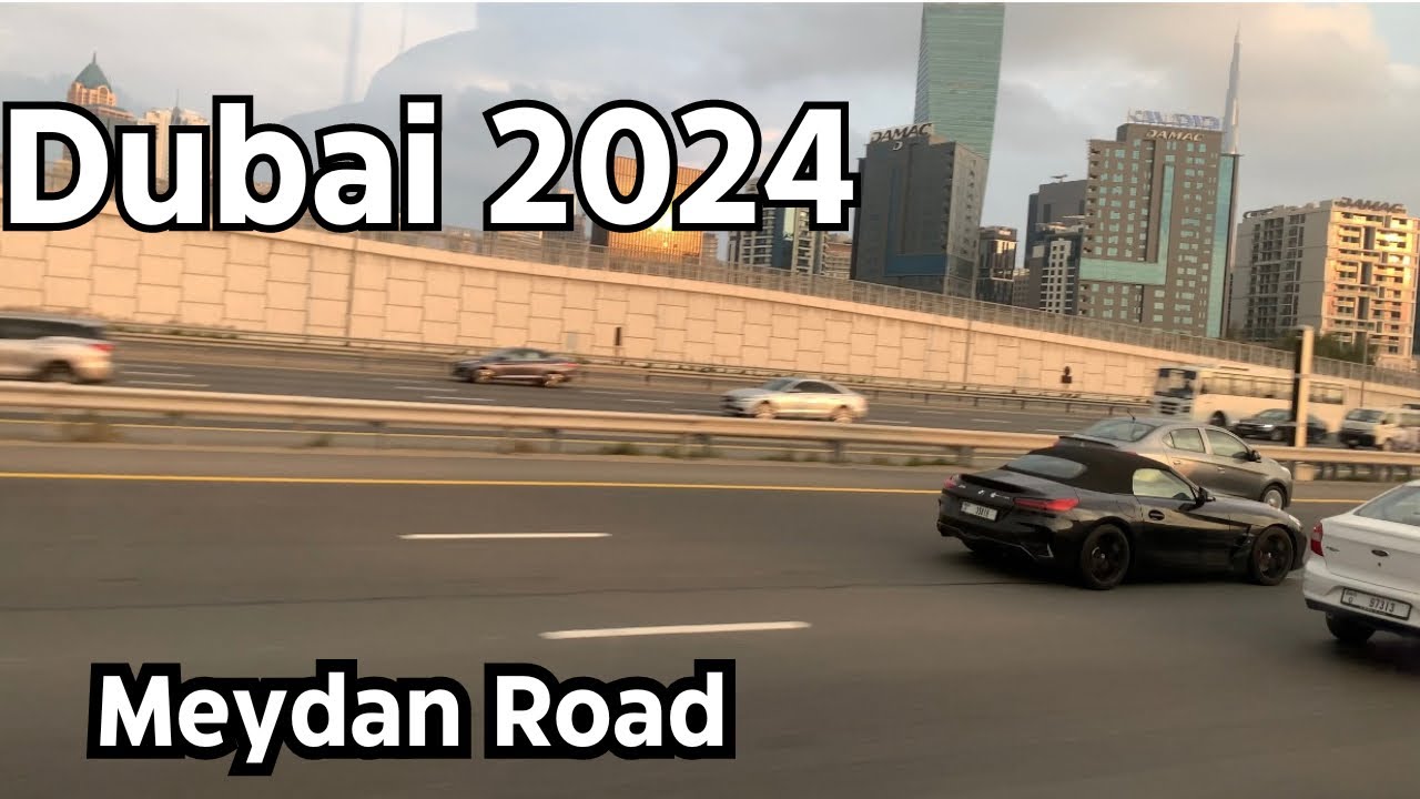 Dubai 🇦🇪 AL Meydan Rd Dubai Morning Ride Tour 2024 | HD | United Arab ...