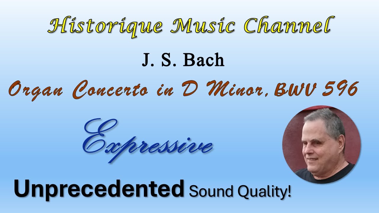 JS Bach, Organ Concerto in D Minor, BWV596 - STUNNING Performance by Rick Epperly - YouTube