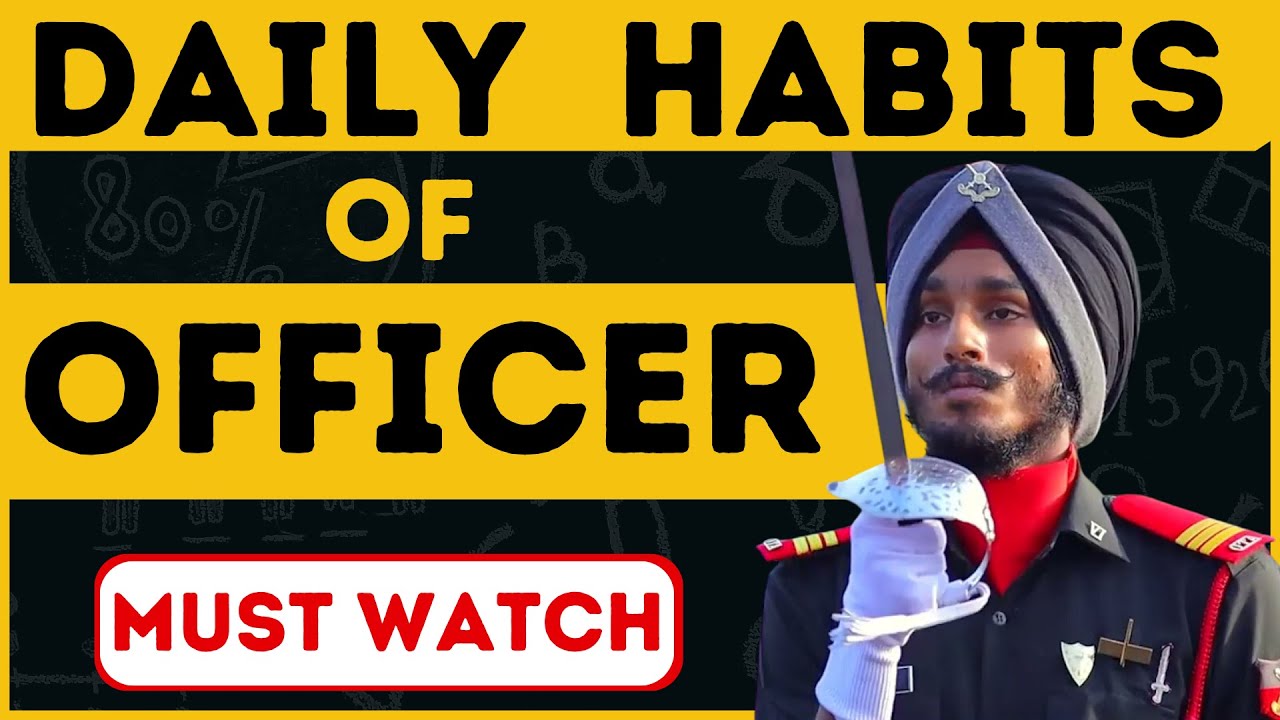 Daily Habits of Indian Army Officers - YouTube