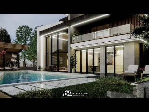 Walk through Animation Two Story House - YouTube