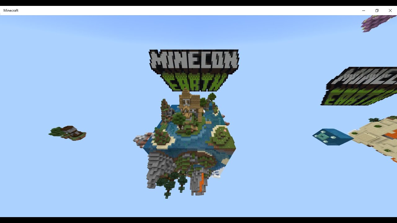 Probando mapa para la Minecon earth I Mapas de Minecraft PE EP1 - YouTube