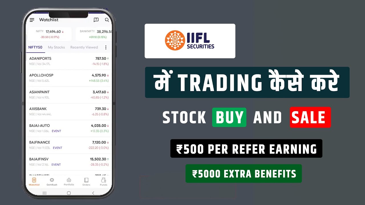 iifl trading || iifl ₹500 refer and earn || New Demet account 2023 ...