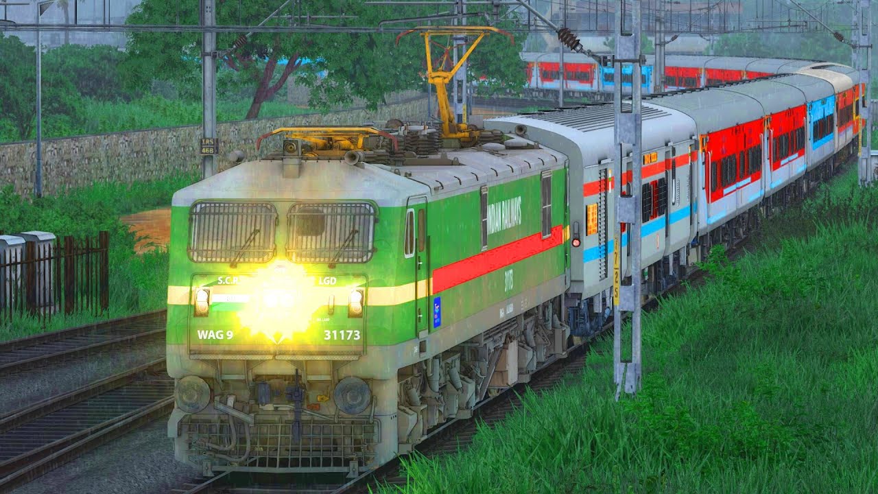 17201/ Golconda Express | Guntur - Secunderabad | Indian Railways - YouTube