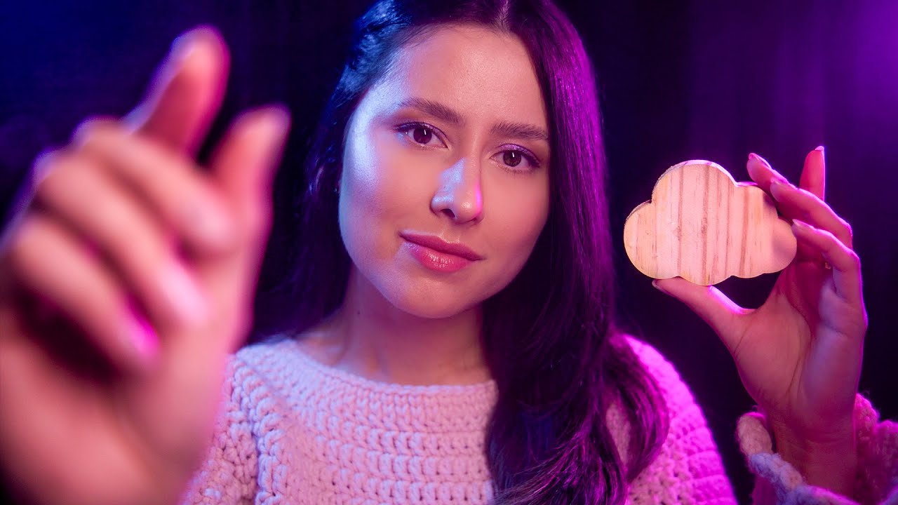 ASMR for deep sleep and relaxation plucking, spray, soft-spoken, fabric ...