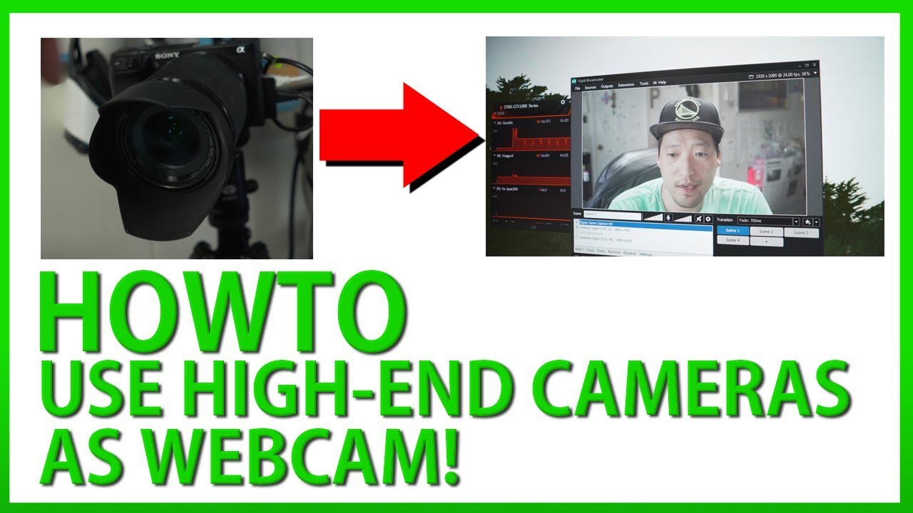 How to Use High-End Cameras as WebCam for High Quality Livestreams ...
