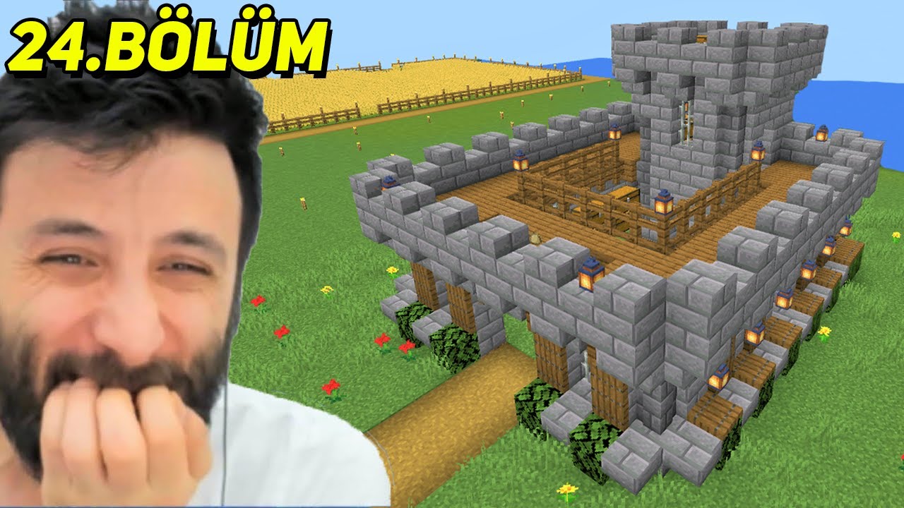 YENİ EVİM : MİNİK KALE 😍 MİNECRAFT (2023) 24.Bölüm - YouTube