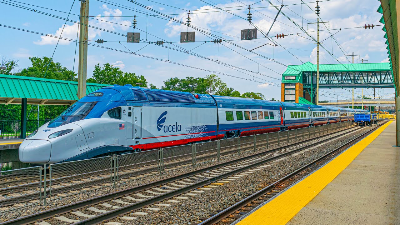 Amtrak Avelia Liberty/Acela II Test Run #2 - YouTube