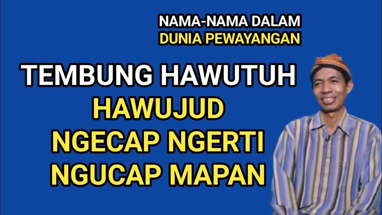 Apa Arti Semar Gareng Petruk dalam dunia perwayangan - YouTube