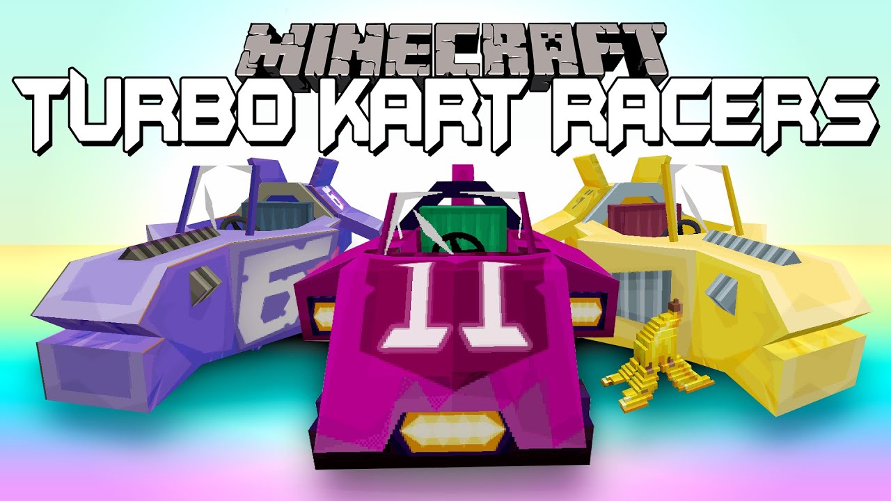 Minecraft Mini Games - TURBO KART RACERS - YouTube