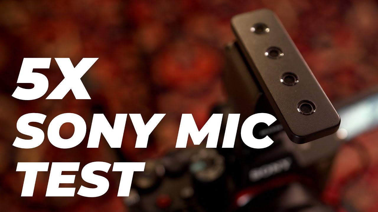 5 Sony Mikrofone für den Sony Mi-Shoe im Studio Test - YouTube