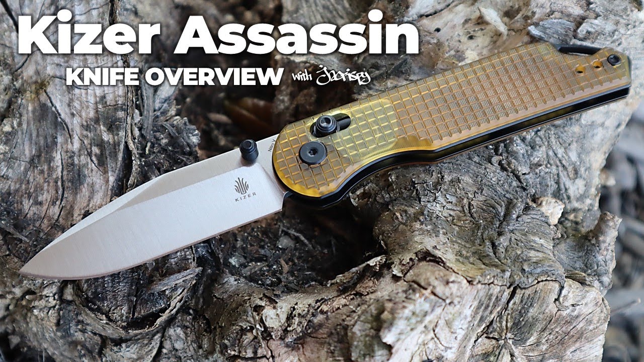 Kizer Assassin Clutch Lock Folding Knife 5-Minute Overview | Atlantic ...