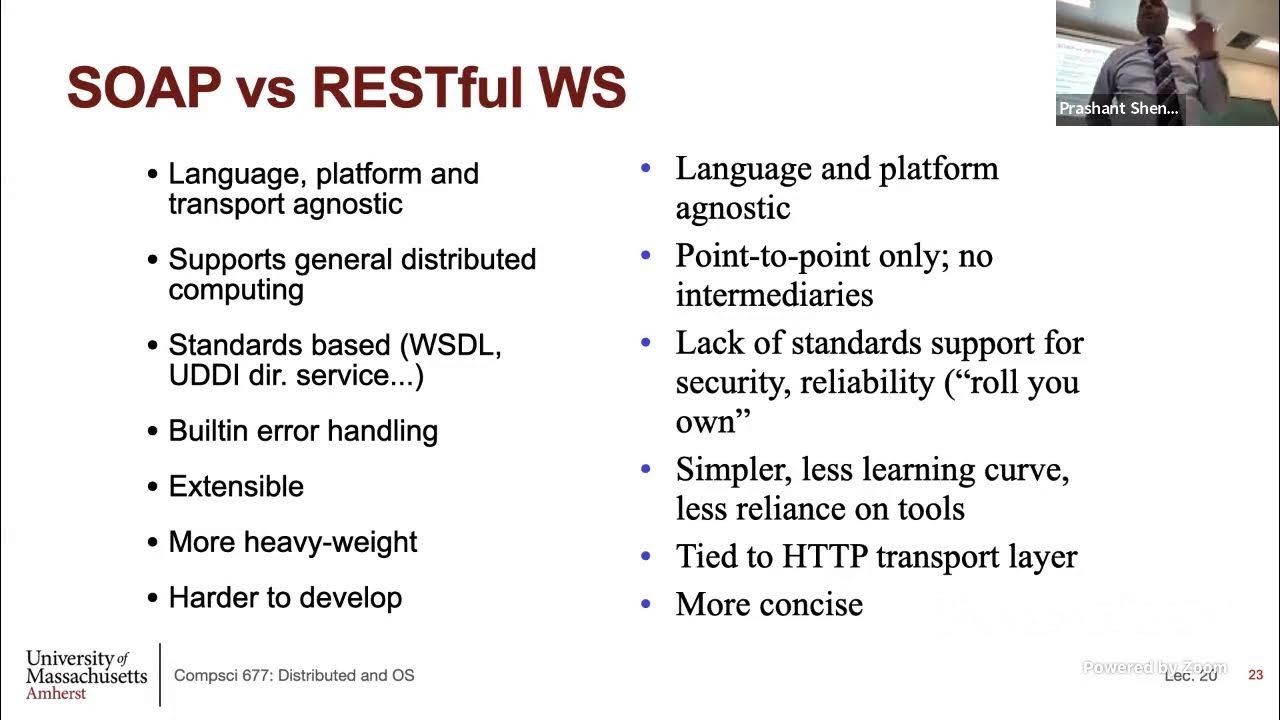 Umass Cs677 Spring 24 Lecture 20 Distributed Web Services Youtube