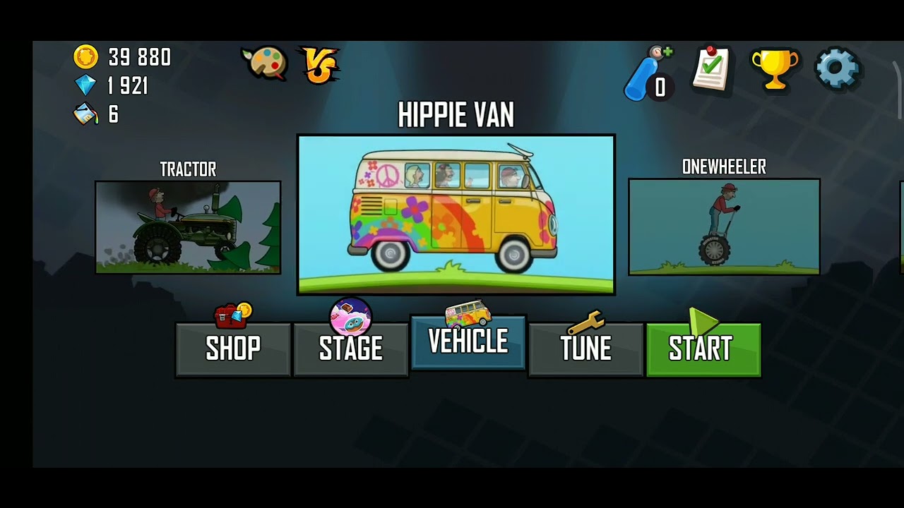 Hill Climb Racing - All Vehicles and Stages - YouTube