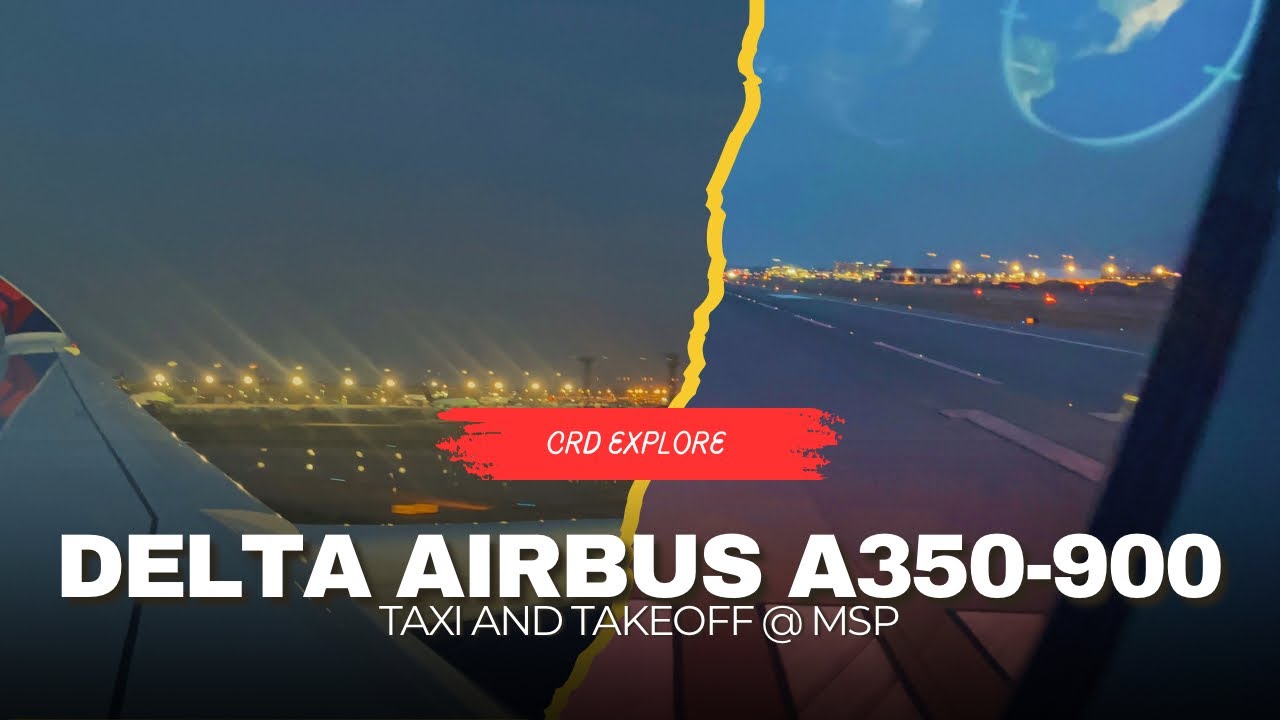 Airbus A350 Takeoff at MSP - YouTube