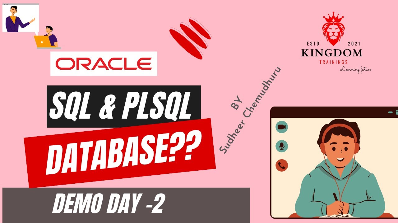 Oracle Sql And Plsql Demo Day 2 Database Introduction Live With 7213