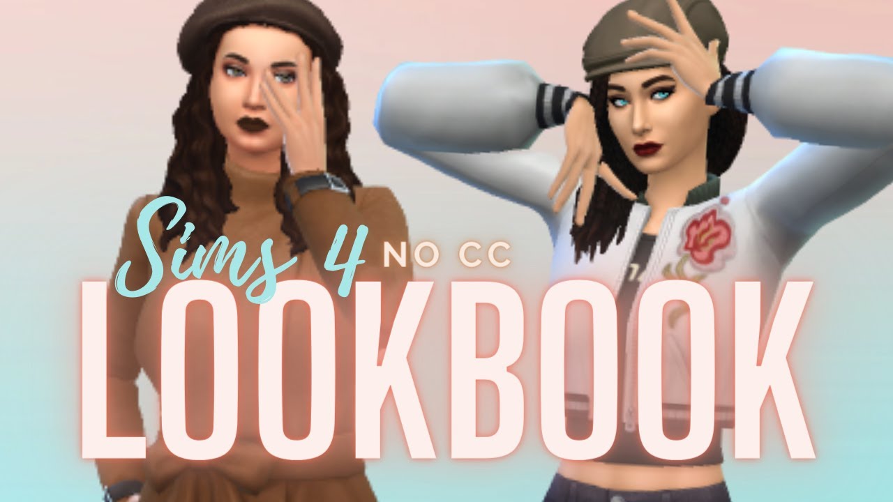 The Sims 4 CAS | Female Lookbook (No CC) - YouTube