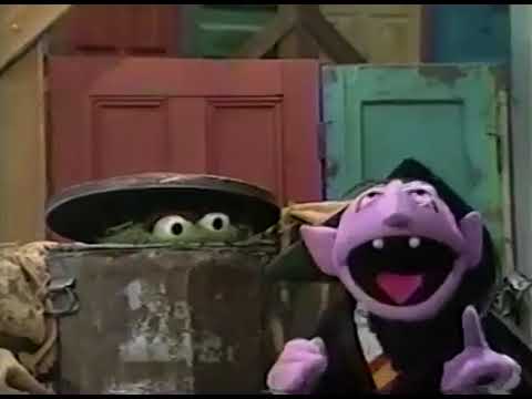 Sesame Street - The Count gets Oscar to say \