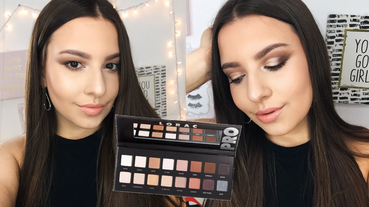 Throwback Thursday Makeup Tutorial | Lorac Pro Palette | Jackie Ann - YouTube