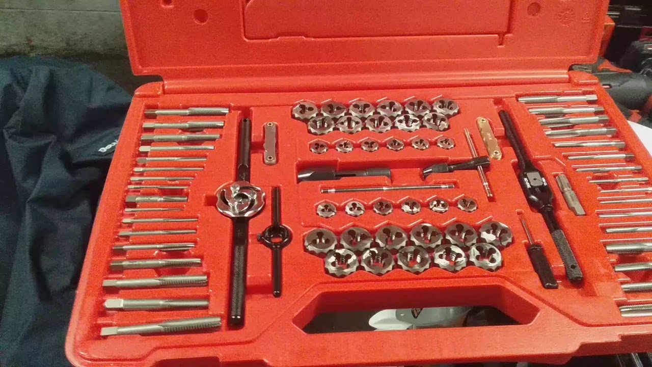 US General 5 Drawer Tool Cart SNAP-ON 76pc TAP & DIE SET TDTDM500A ...
