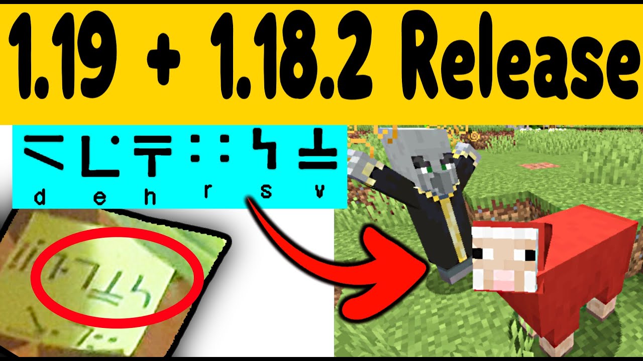 Cryptic Messages! 1.19 + 1.18.2 Minecraft Update - YouTube