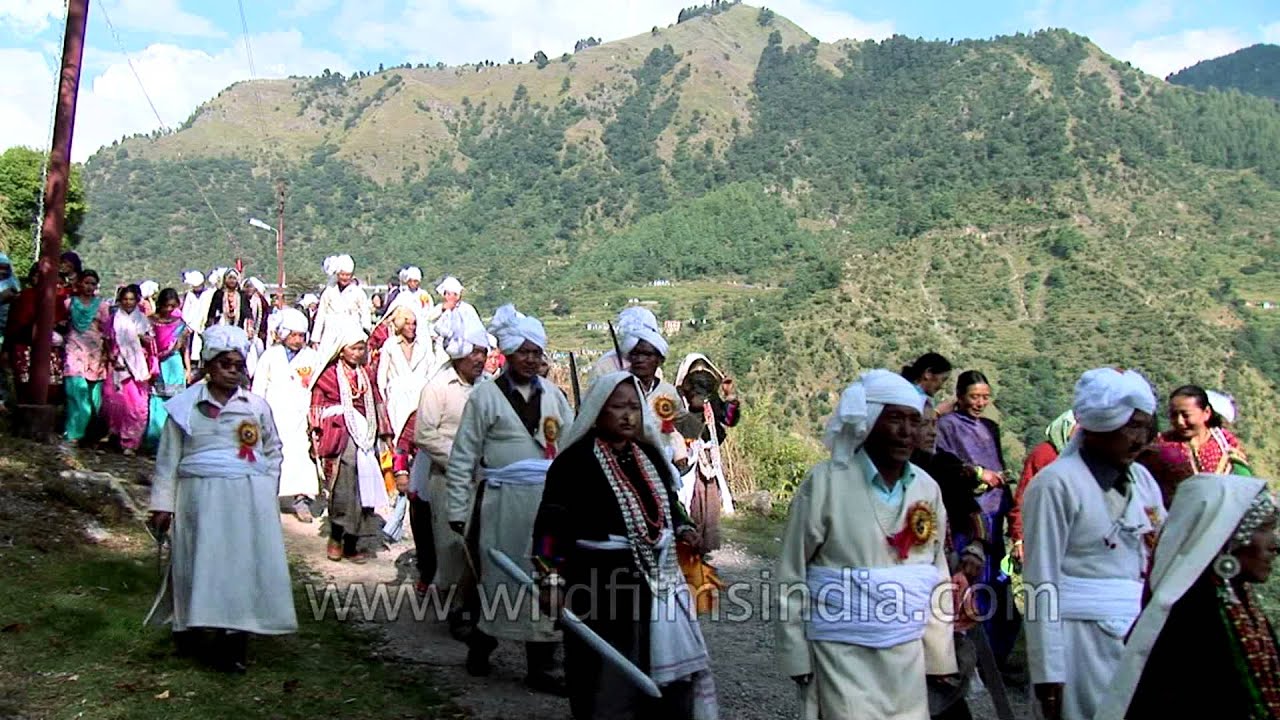 Kangdali festival parade procession by Rung tribe - YouTube