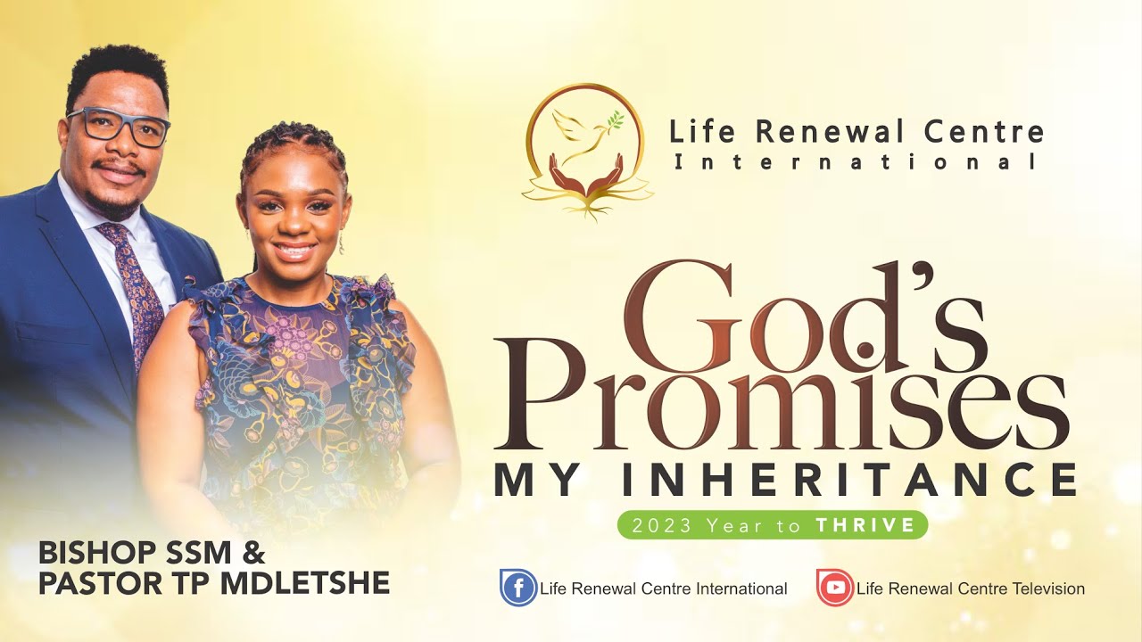 GOD'S PROMISES, MY INHERITANCE- Bishop SSM Mdletshe - YouTube