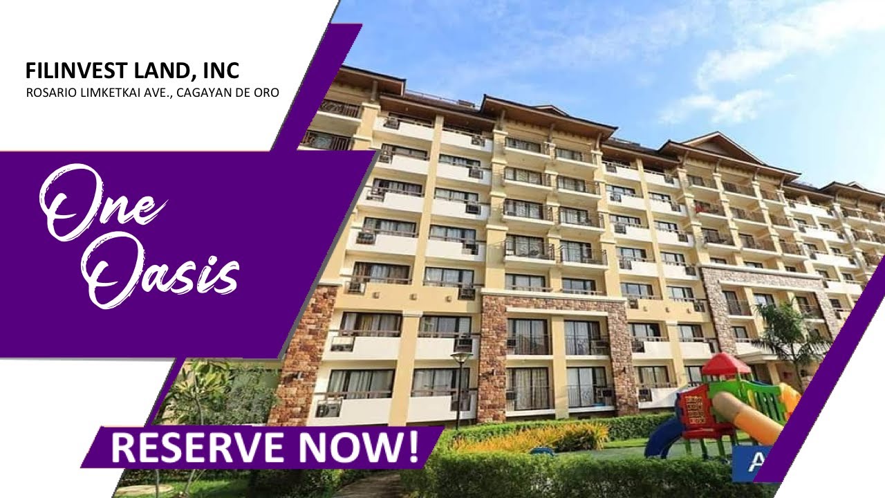 Resort-Inspired Amenities at One Oasis Cagayan de Oro City - YouTube