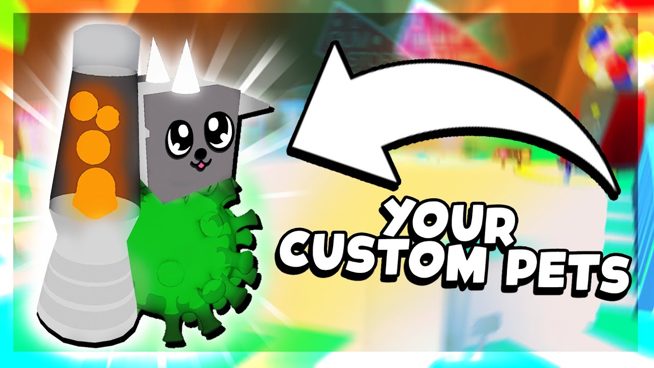 I made YOUR custom PET ideas In Roblox Bubble Gum Simulator - YouTube