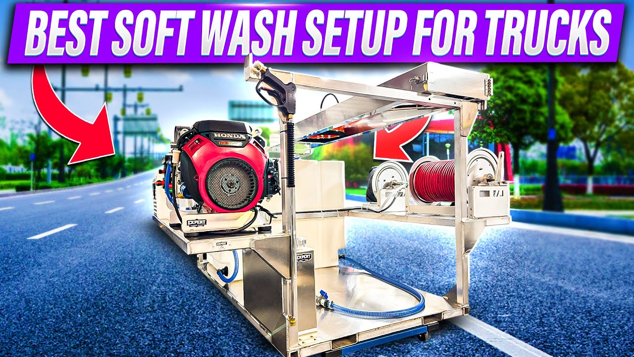 BEST Pressure Washing Soft Wash Skid Setup For Trucks - YouTube