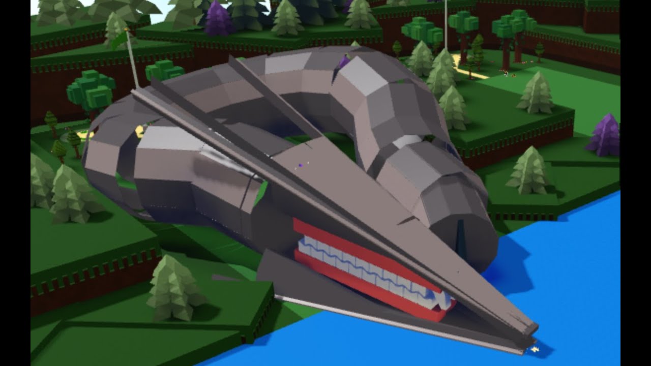 Enormous Worm Showcase In Build A Boat For Treasure - YouTube