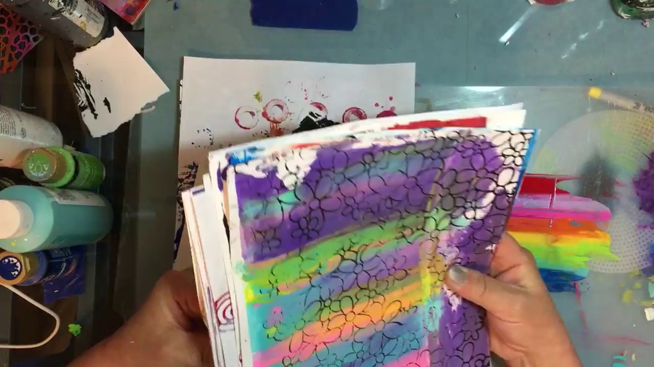 Paint Drop Papers and what to do with them. - YouTube