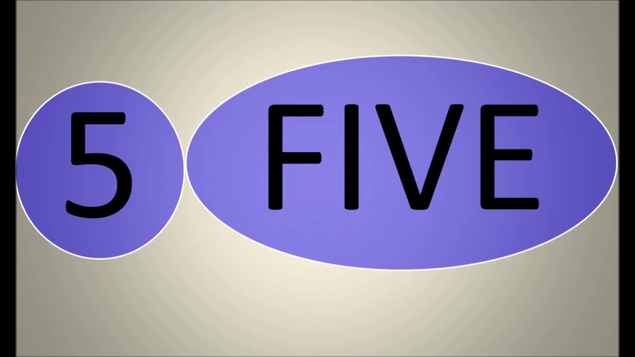 NUMBERS 1 TO 10. 1- ONE, 2-TWO. 3 - THREE, 4 - FOUR, 5-FIVE, 6-SIX, 7 ...