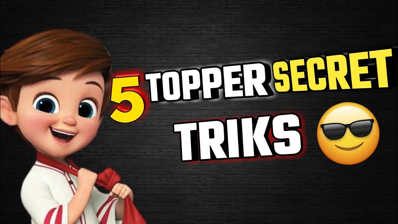 5 TOPPER SECRET TRIKS | 5 STUDY TRIKS | Arun Kumar - YouTube