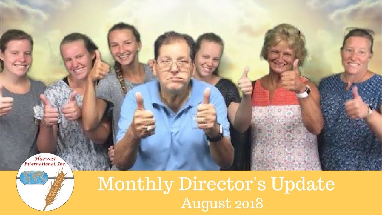 Monthly Director's Update - August 2018 - YouTube